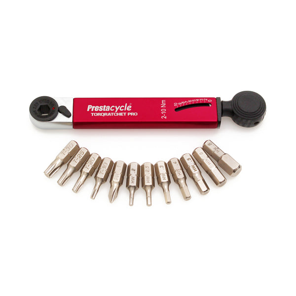 Prestacycle TorqRatchet PRO Deluxe Pro Pocket Multi tool and 2 10Nm Torque Ratchet